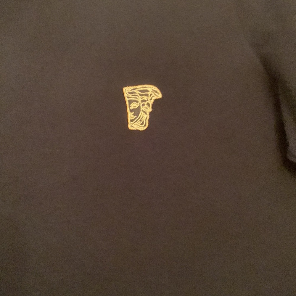 Versace Collection Black/Gold Medusa Logo.Men T-Shirt. - Gem